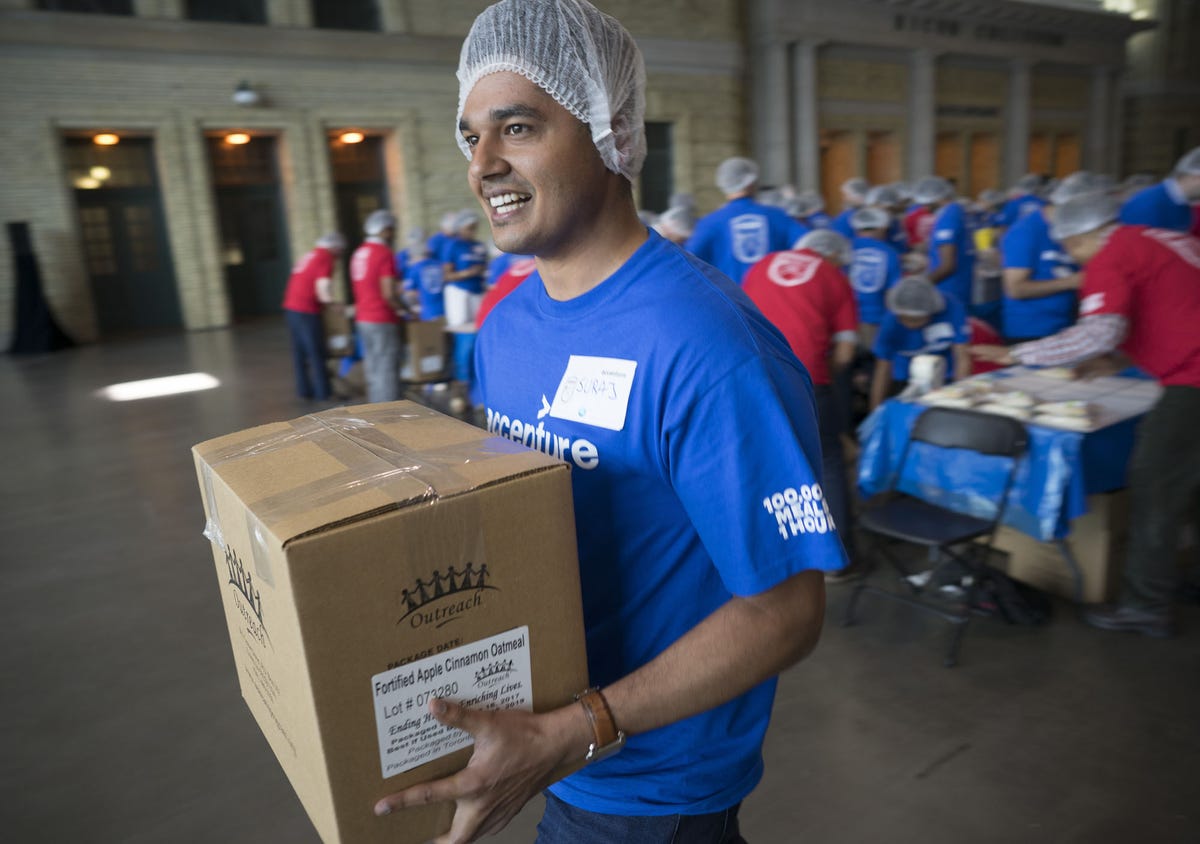 Accenture Employees to Pack and Donate 100,000 Meals to Toronto’s Daily ...