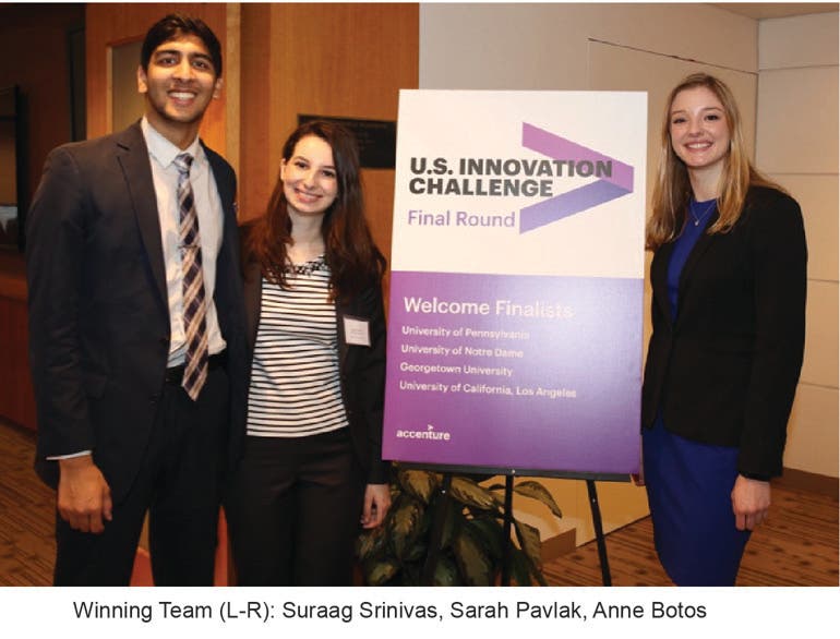 Accenture Announces U.S. 'Innovation Challenge' Undergraduate Winner