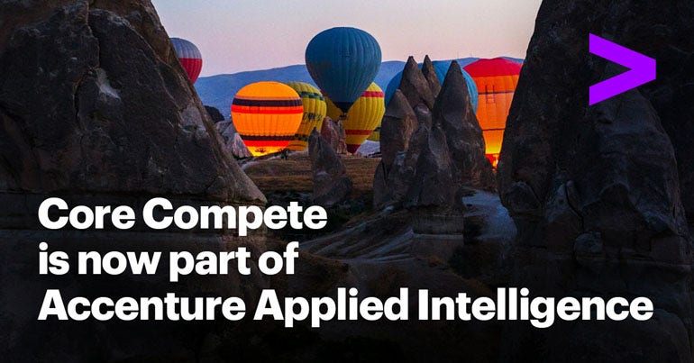 Core Compete is now part of Accenture Applied Intelligence