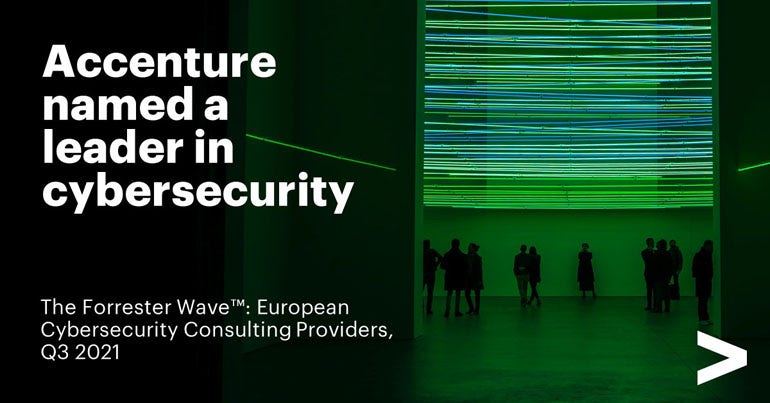 Accenture named a leader in cybersecurity Accenture named a leader in cybersecurity