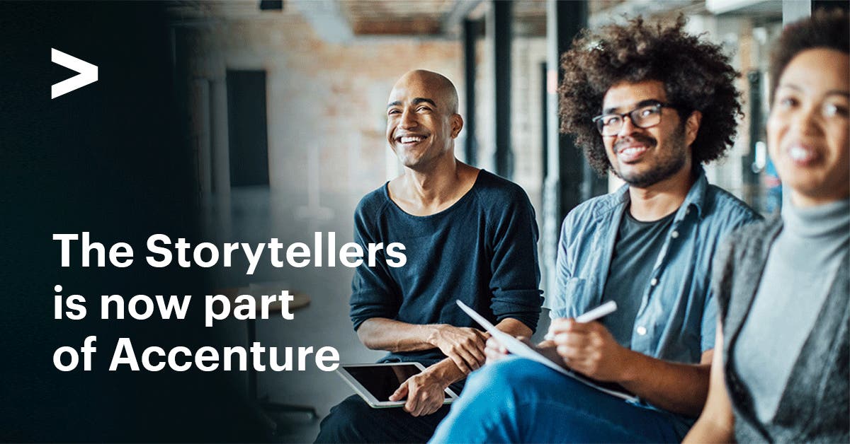 Accenture Acquires Creative Change Management Consultancy, The Storytellers